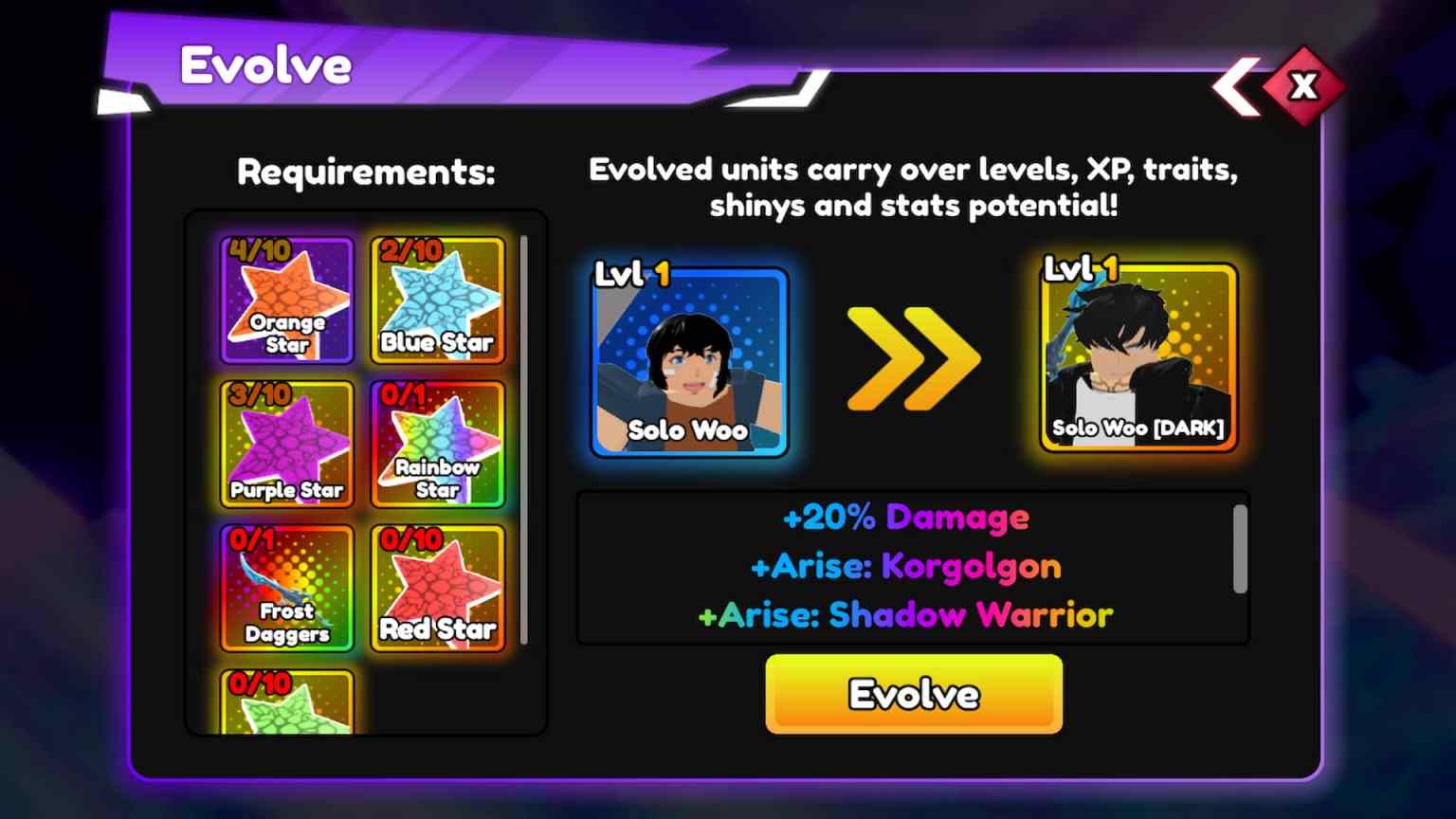 How to Get & Evo Sung Jinwoo (SJW) in Anime Reborn | Pro Game Guides