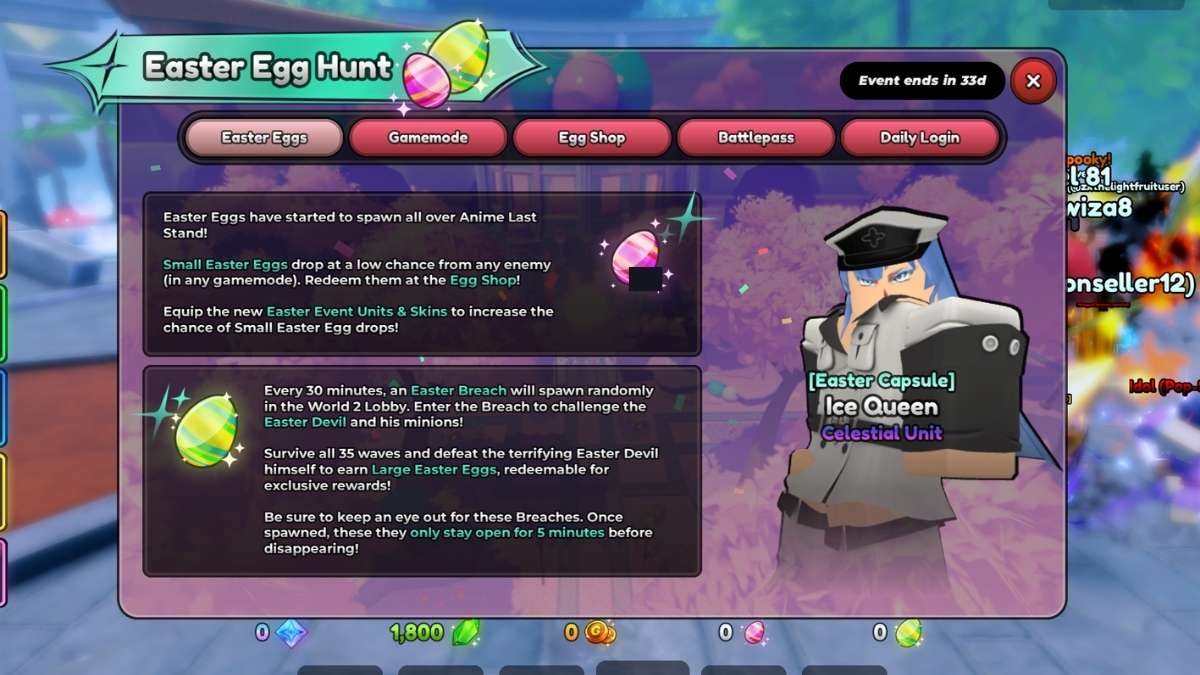 Complete Anime Last Stand Easter Event Guide | Pro Game Guides