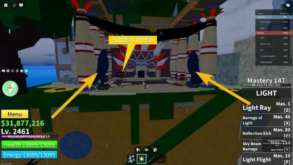 How to summon Tyrant of the Skies raid boss - Blox Fruits | Pro Game Guides