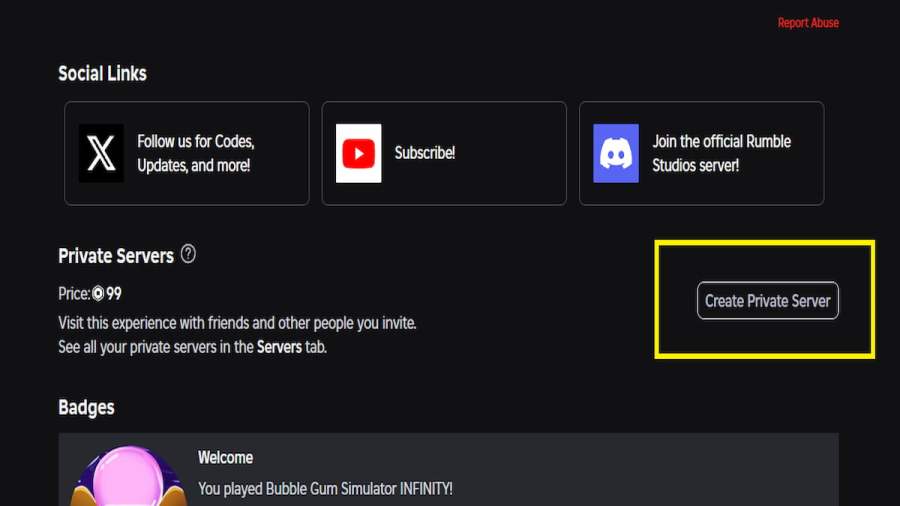 Bubble Gum Simulator Infinity Private Server Links (May 2025) | Pro ...