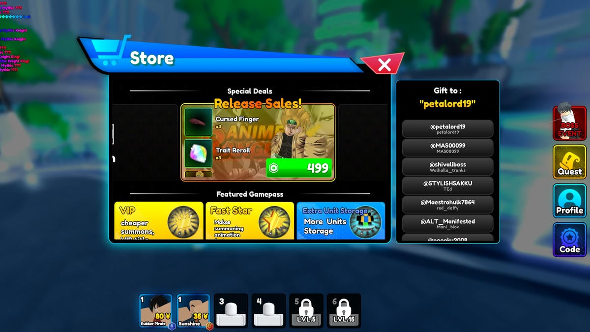 How to Get and Use Cursed Finger in Anime Rangers X | Pro Game Guides