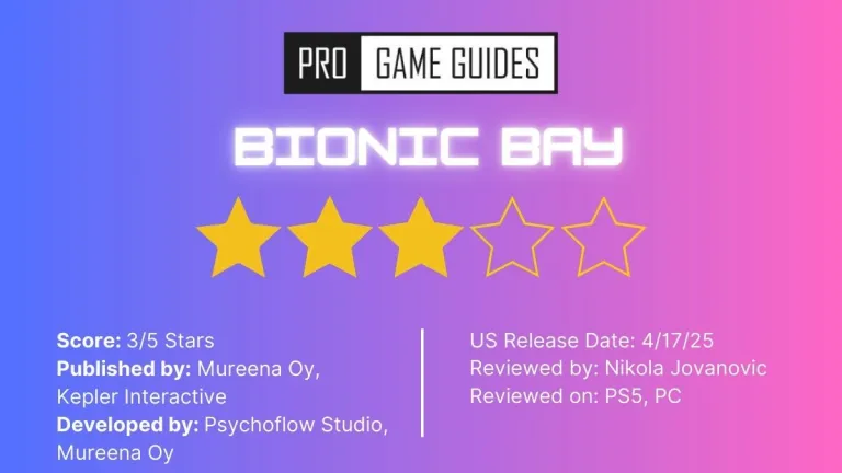 Bionic Bay review - Limbo on Fast Forward | Pro Game Guides