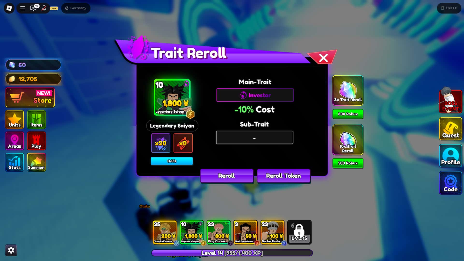 Ultimate Anime Rangers X Trait Guide - How to Get Rerolls, Best Traits ...