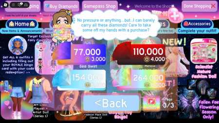 How to Farm 127k Diamonds Fast for the Fallen Fae Set in Royale High ...