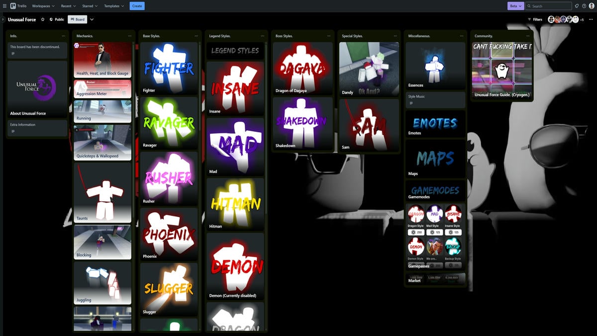 Official Unusual Force Trello, Wiki & Discord | Pro Game Guides