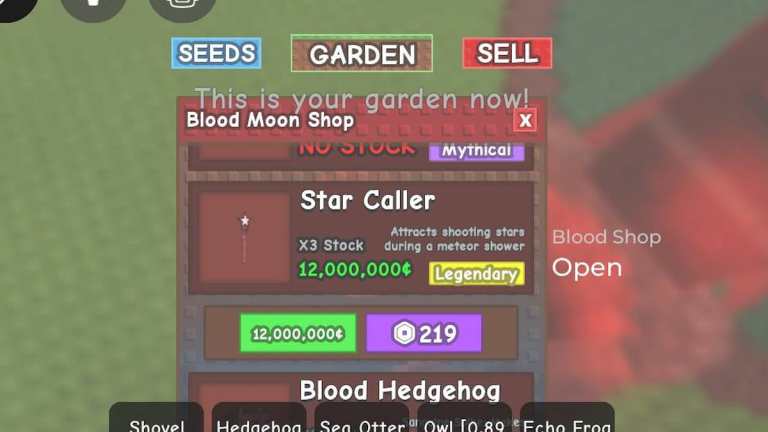 How to get the Celestial Mutation in Grow A Garden - Meteor Shower ...