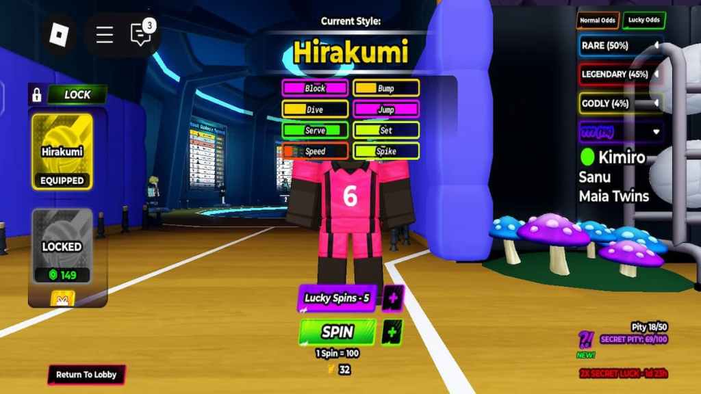 How to get the Hirakumi Style in Volleyball Legends | Pro Game Guides