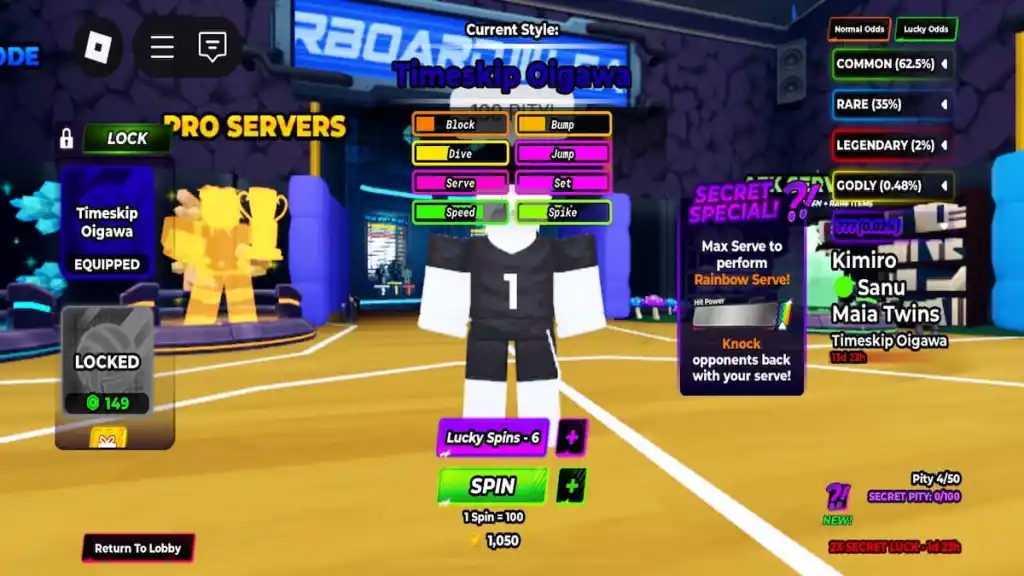 How to get Timeskip Okazu in Volleyball Legends - Season 9 | Pro Game ...