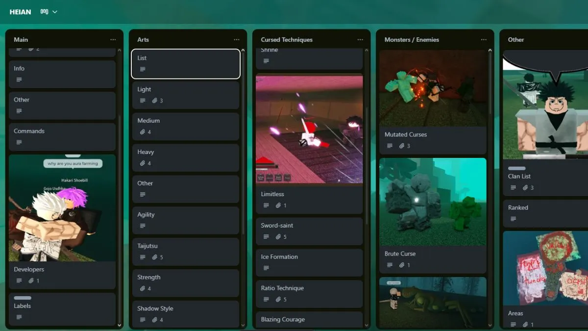 Official Heian Trello Link & Discord Server [RELEASE] | Pro Game Guides