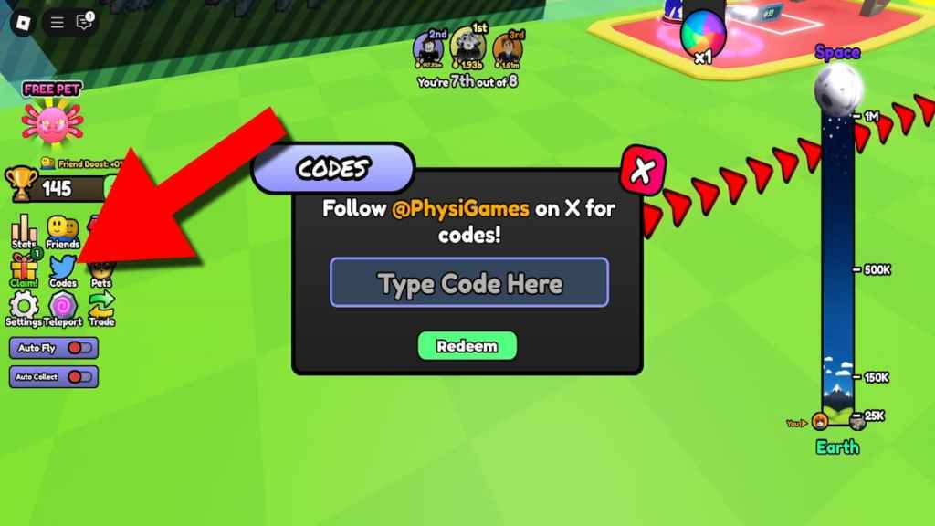 Fly to Space Codes (June 2025) | Pro Game Guides