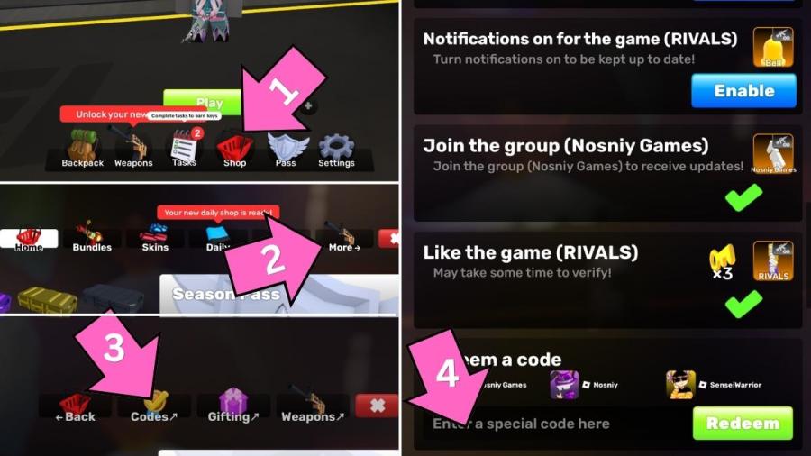 Rivals Codes (April 2026) - All Active Codes [FAME] | Pro Game Guides