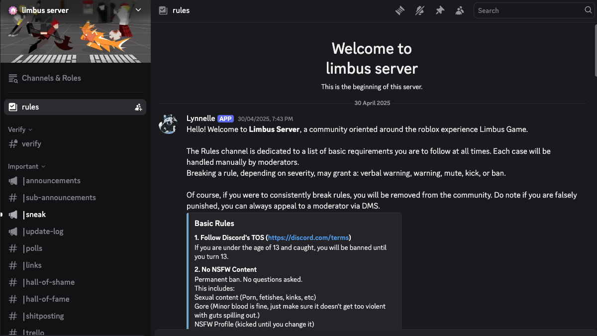 Limbus Game Trello & Discord Link | Pro Game Guides