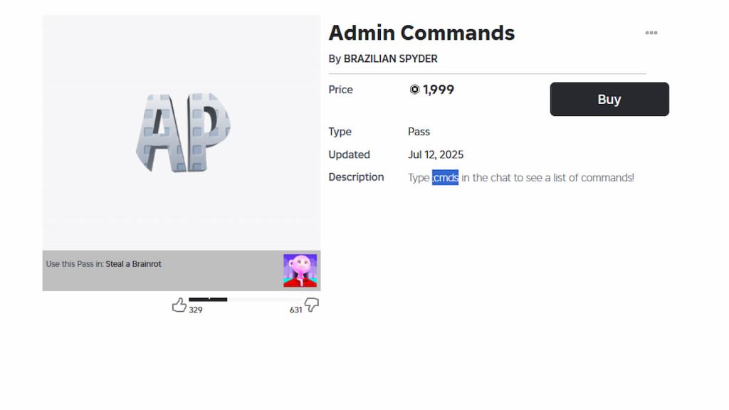 All Admin Console Commands In Steal A Brainrot Roblox Pro Game Guides
