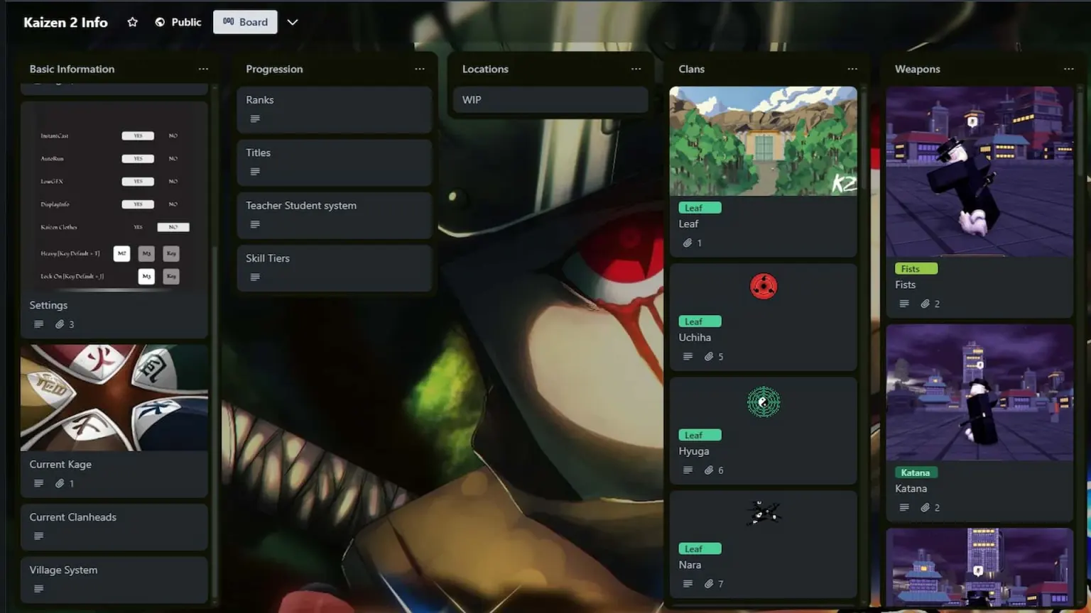 Official Kaizen 2 Trello Link (July 2025) | Pro Game Guides