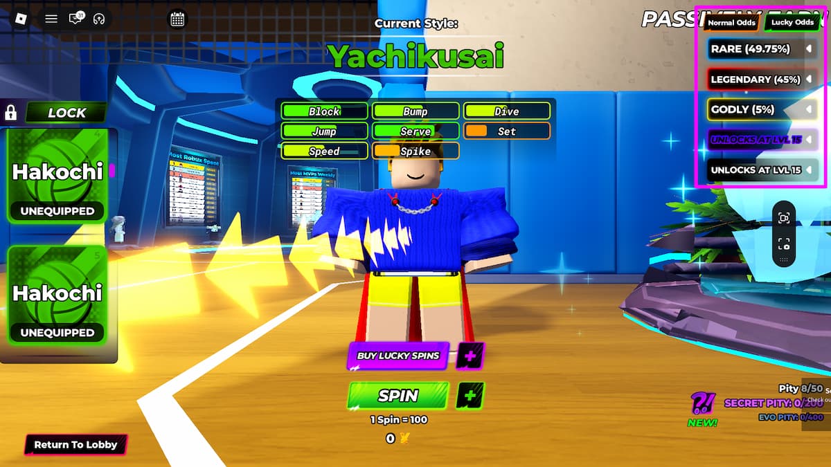 Volleyball Legends Codes (July 2026) - Free Lucky Style Spins | Pro ...