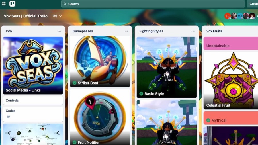 Official Vox Seas Trello Link & Discord | Pro Game Guides