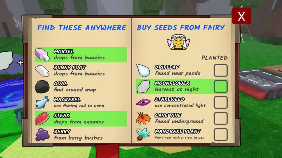 All Potion Recipes & Combinations in 99 Nights in the Forest | Pro Game ...