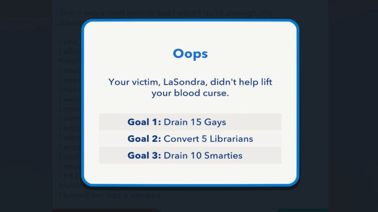 How to become a Vampire Lord in BitLife | Pro Game Guides