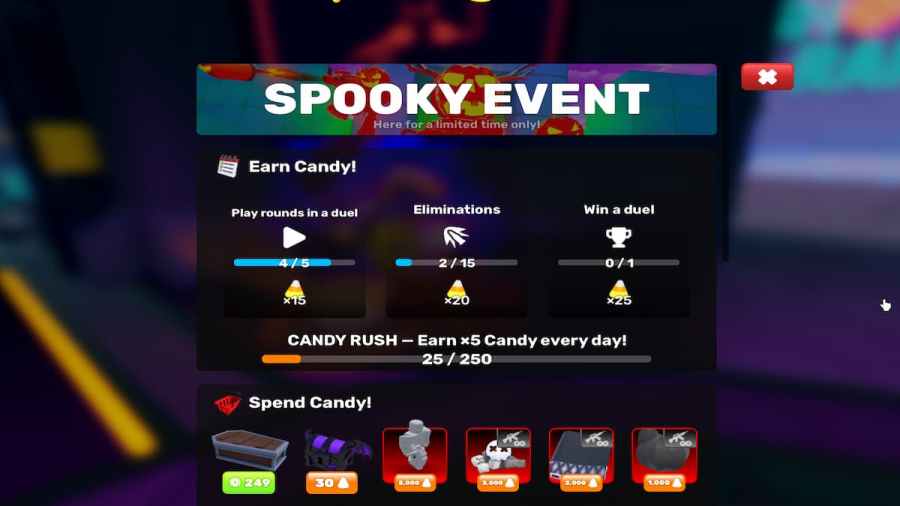 Roblox Rivals Spooky Event Guide [Halloween Update] - Candies, Zombie ...