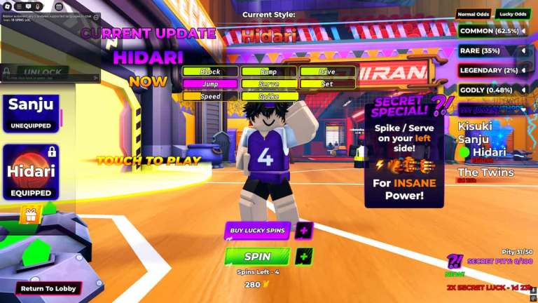 How to get the Hidari Style in Volleyball Legends | Pro Game Guides