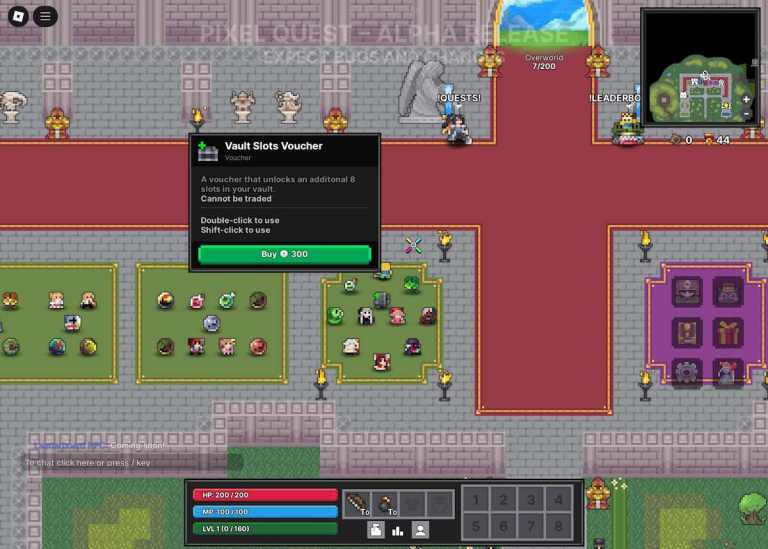 All Pixel Quest Shop Items & Best Ones to Buy