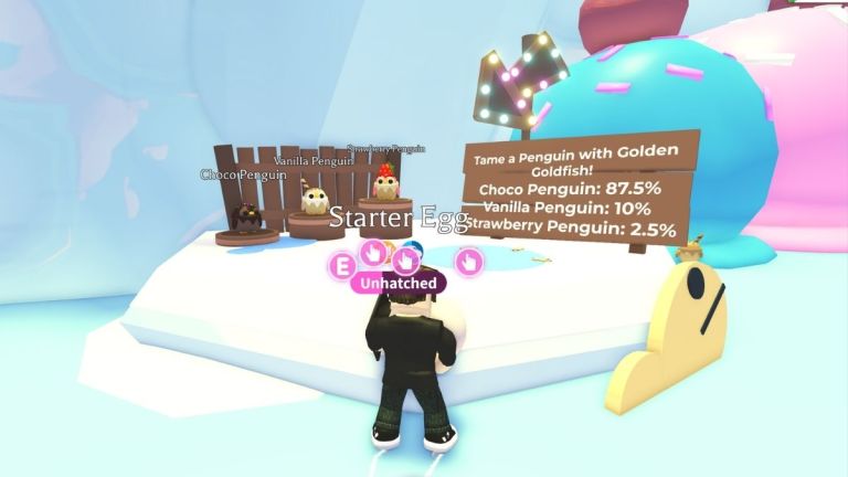 How to get All Ice Cream Penguins in Adopt Me - Dango, Vanilla, Choco ...