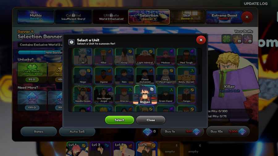 How to get Godly Shimon (Supreme Commander) in Anime Last Stand [Update ...