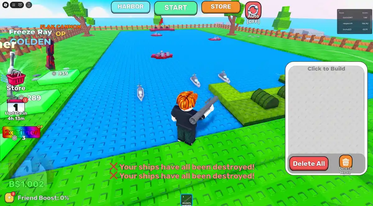 Sink a Ship Codes (November 2025) | Pro Game Guides