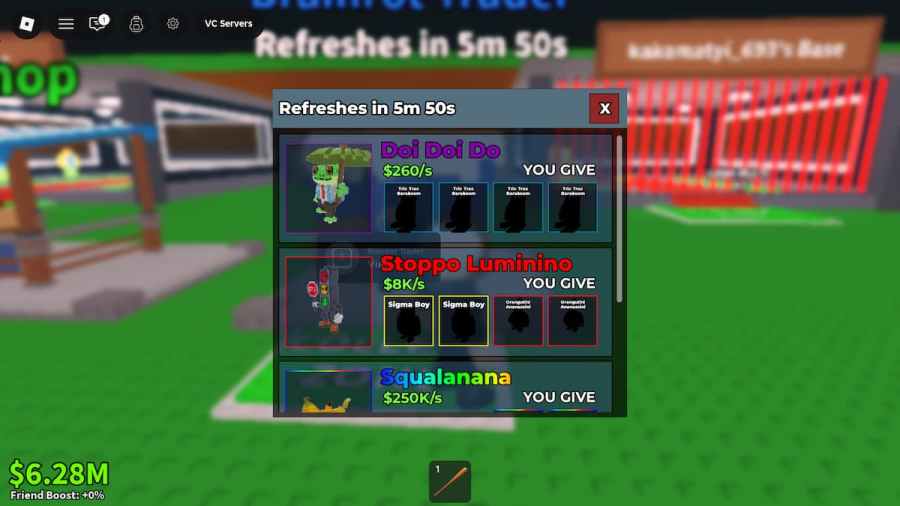 Steal a Brainrot Trader Guide – Recipes & Spawn Times (Nov 2025) | Pro ...