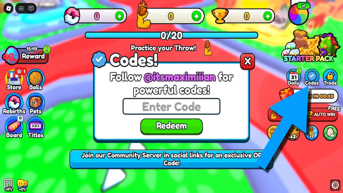 Throw a Basketball Codes (November 2025) | Pro Game Guides