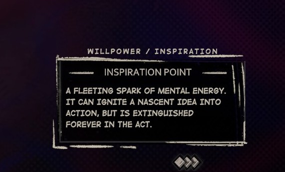 Rue Valley Willpower & Inspiration Points - Intentions Guide