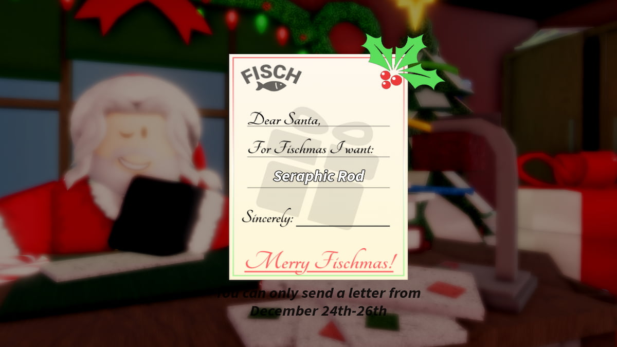 How to wish for a rod in Fisch - Santa's Letter | Pro Game Guides