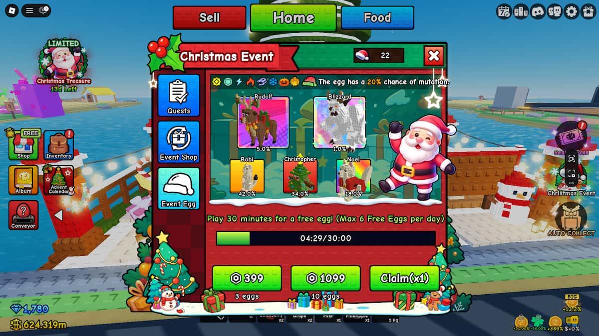 How to Get the Christmas Mutation in Build a Zoo - Full Christmas Event ...