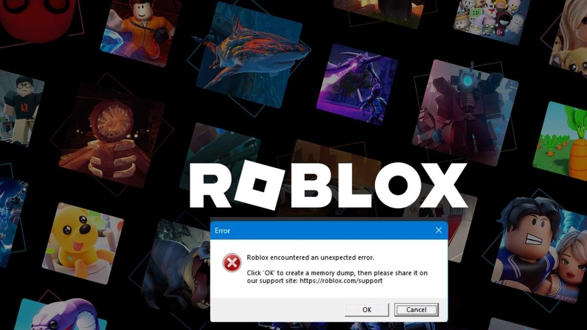 Roblox Encountered an Unexpected Error Memory Dump Fix