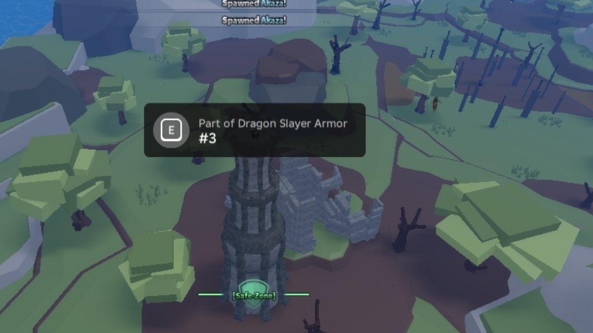 Rogue Piece Dragon Slayer Armor 5 Parts Locations