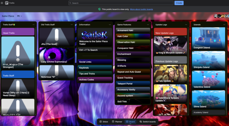 Sailor Piece Discord Link and Trello | Pro Game Guides