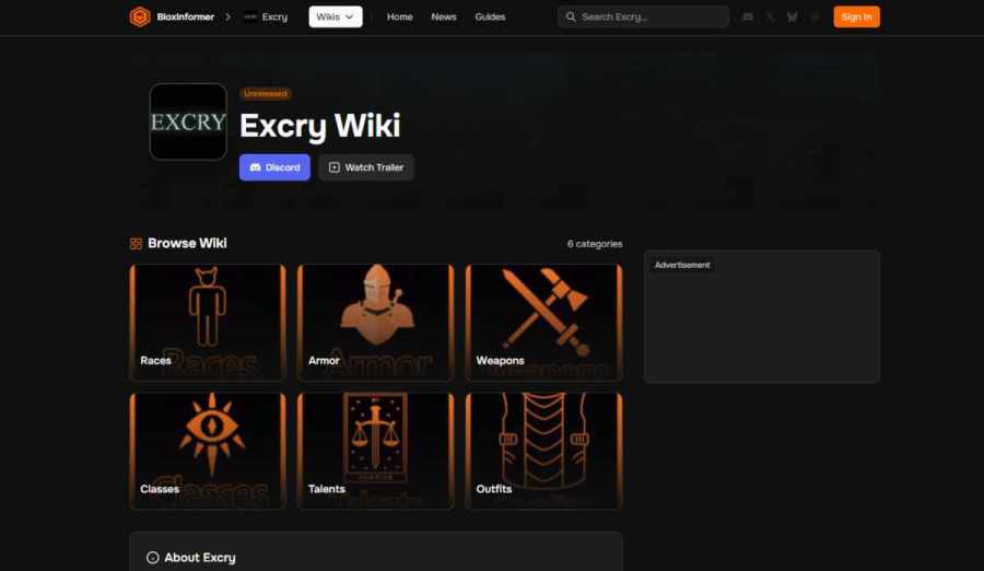 Excry Discord, Wiki, and Trello Links | Pro Game Guides