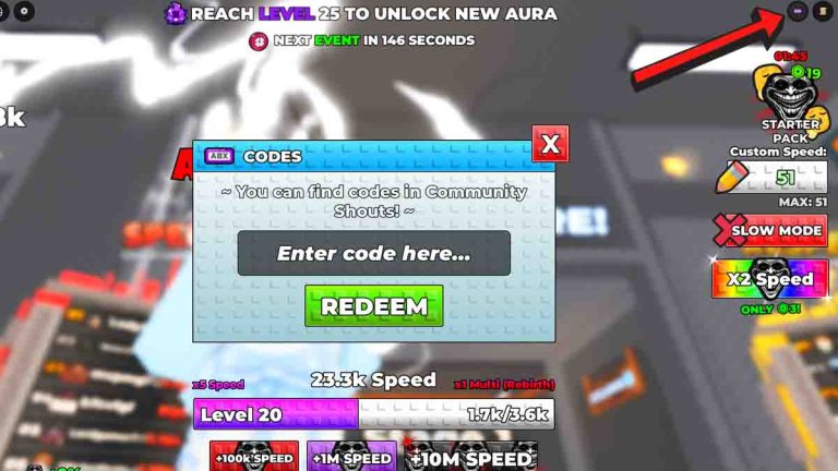 +1 Aura Speed Escape Codes (April 2026) [UPD + X72 EVENT] | Pro Game Guides