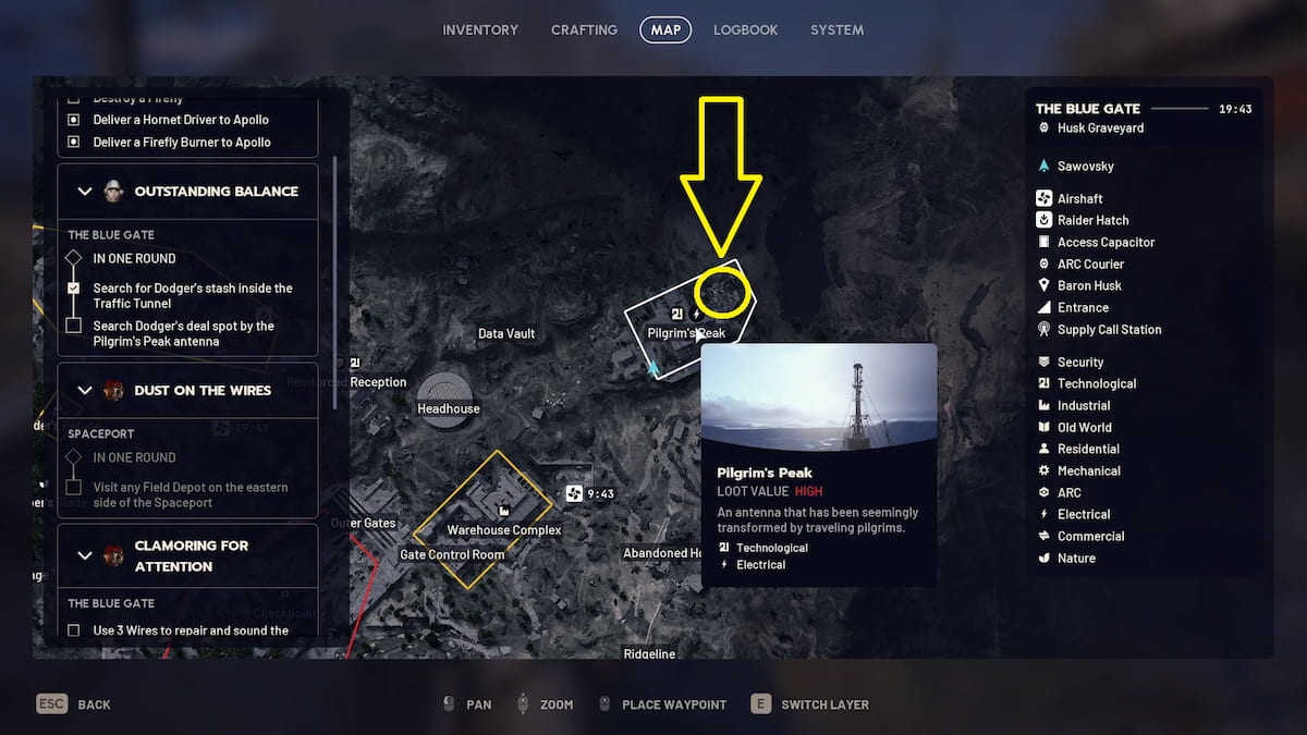 Arc Raiders Outstanding Balance - Dodger's Stash & Deal Spot Location ...