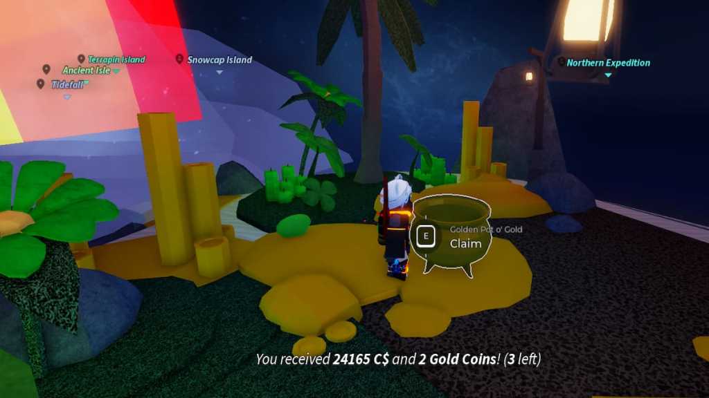 How to get the Leprechaun Line Rod in Fisch - St. Patrick's Day Event ...