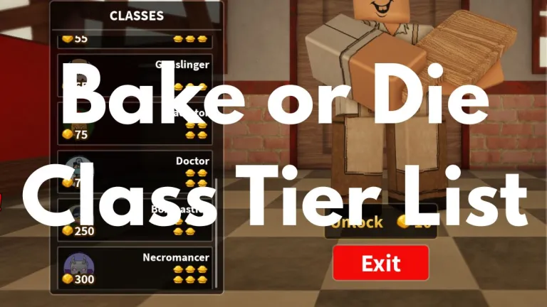 Roblox Bake or Die Class Tier List | Pro Game Guides