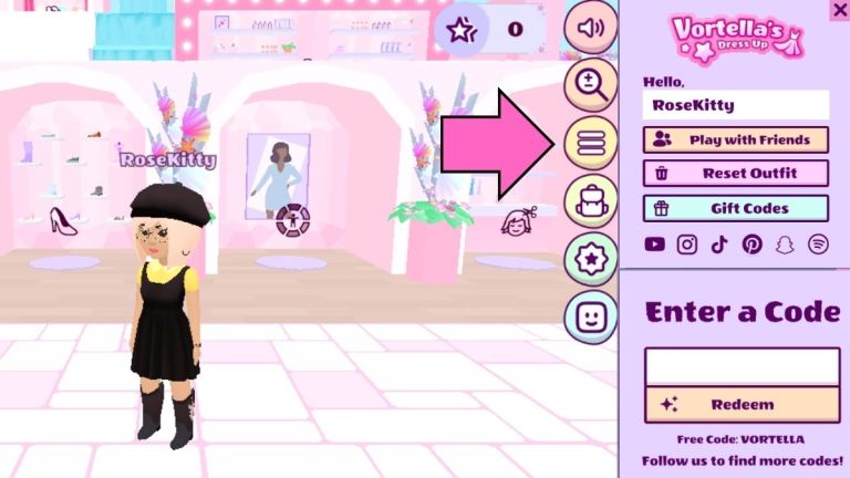 Vortella's Dress Up Codes (June 2026) — Free Accessories & Makeup | Pro ...