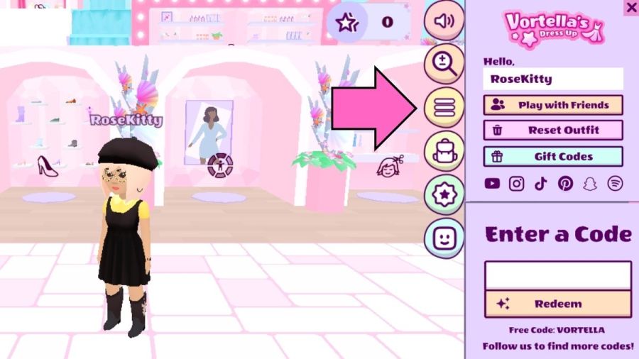 Vortella's Dress Up Codes (June 2026) — Free Accessories & Makeup | Pro ...